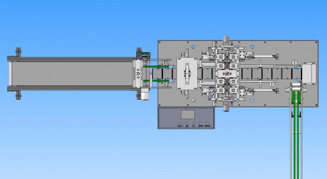 full set of drawings of automatic one drag two plane mask machine 3D ...