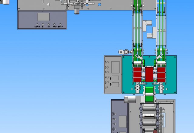 full set of drawings of automatic one drag two plane mask machine 3D ...