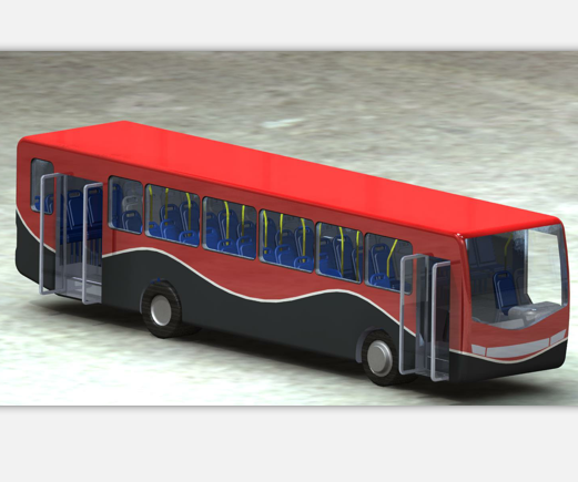urban bus design drawings Free 3D Model in Concept 3DExport