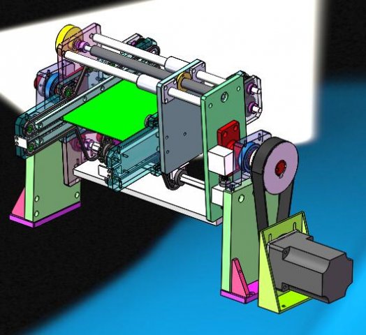 turning mechanism drawing pcb board turnover machine 3D Model in ...