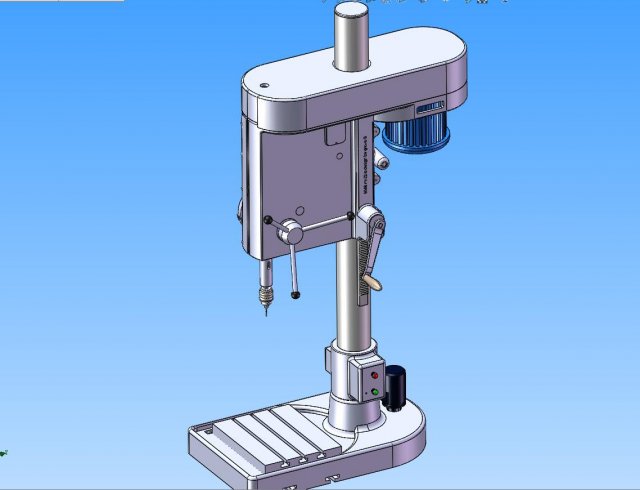 drilling machine design model with detailed structure 3D Model in ...