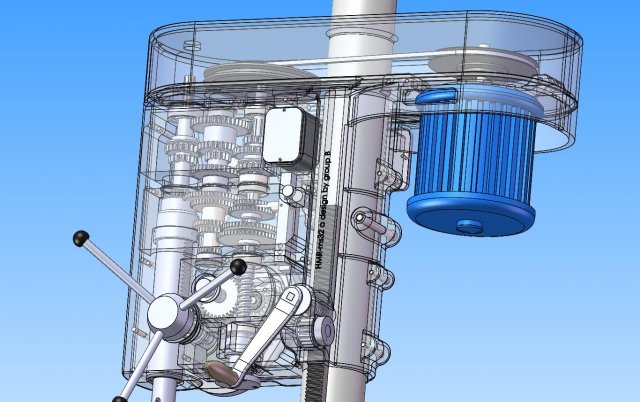 drilling machine design model with detailed structure 3D Model in ...