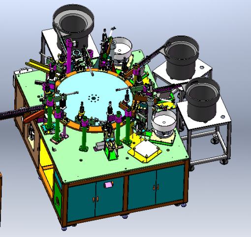 automobile valve assembly machine 3D Model in Machines 3DExport