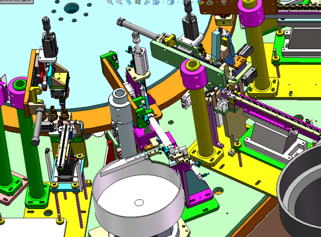 automobile valve assembly machine 3D Model in Machines 3DExport