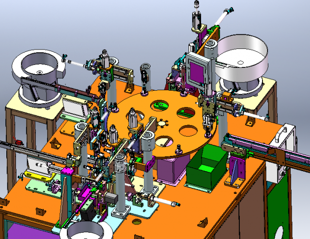 automobile valve assembly machine 3D Model in Machines 3DExport