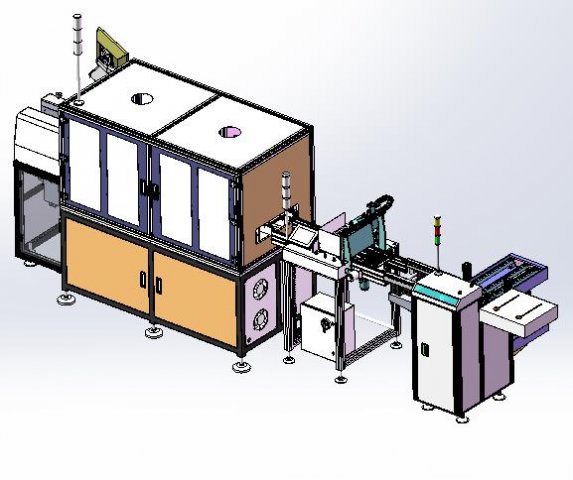 Automatic Pcb Loading And Unloading Dispensing Test Automatic Line 3d Model In Machines 3dexport