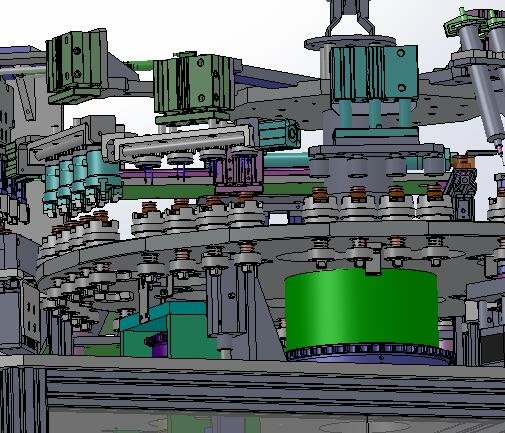 turntable type automatic assembly machine 3D Model in Machines 3DExport