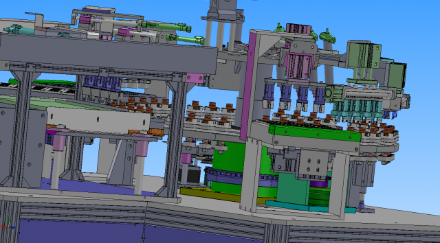 turntable type automatic assembly machine 3D Model in Machines 3DExport
