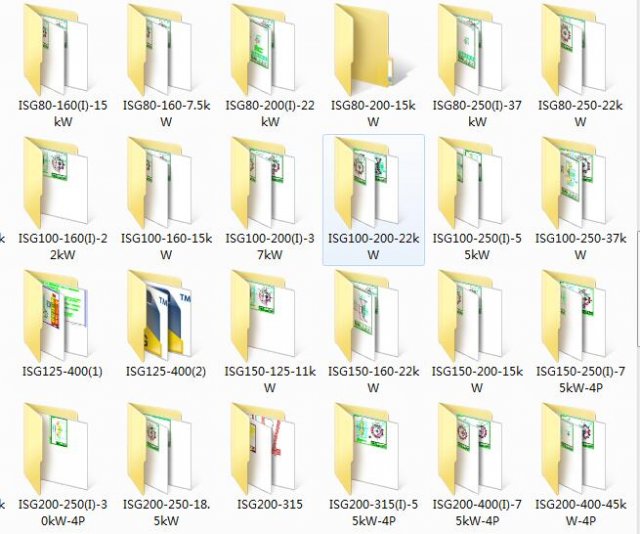 a complete set of cad drawings of isg pipeline pump with 110 models 3D ...