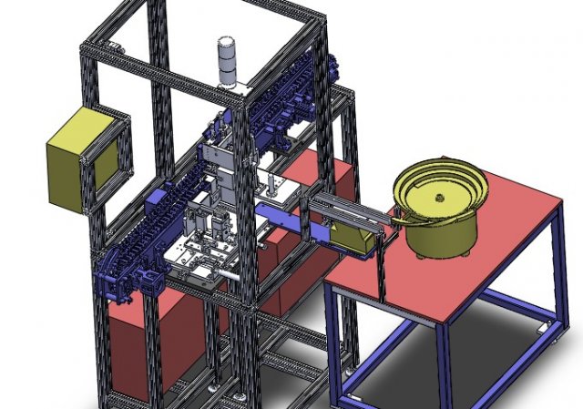 paper sleeve packaging machine for spark plug 3D Model in Machines 3DExport