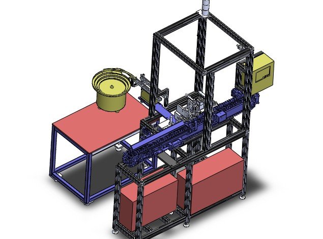 paper sleeve packaging machine for spark plug 3D Model in Machines 3DExport