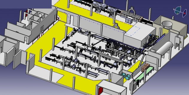 double layer assembly line Free 3D Model in Machines 3DExport