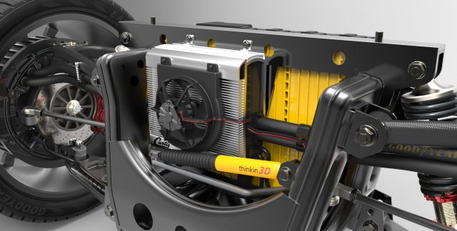 electric drive system of tesla electric vehicle including suspension ...