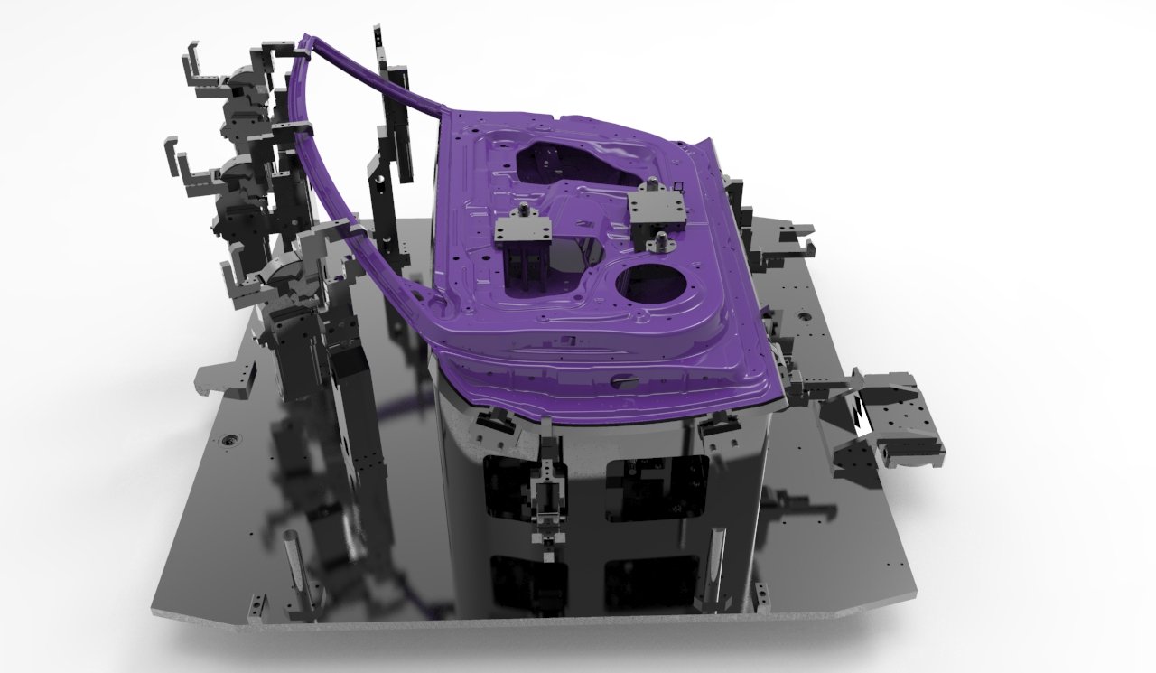 design of door frame fixture 3D Models in Machines 3DExport