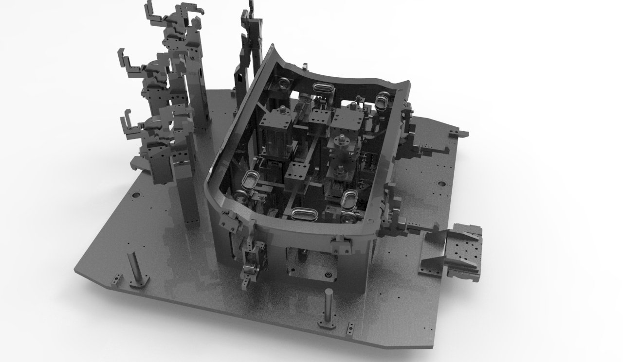 design of door frame fixture 3D Models in Machines 3DExport