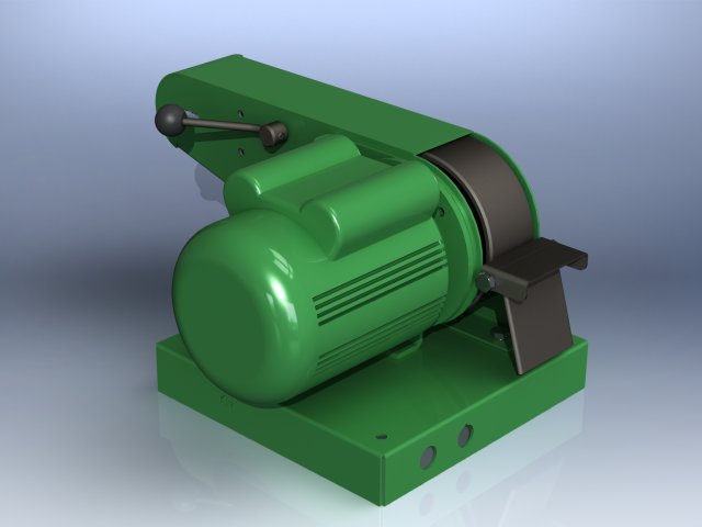 sanding machine complete set of drawings 3D Model in Machines 3DExport