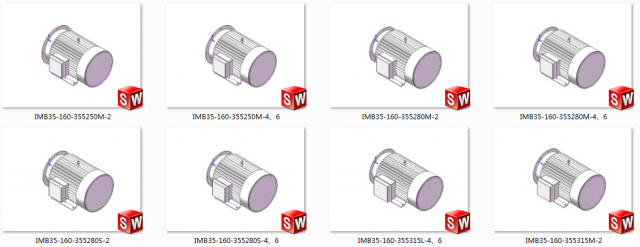 siemens motor imb35-160 series 23 specifications in total 3D Model in ...