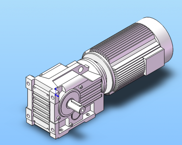 complete set of k series helical bevel gear reducer models 55 ...