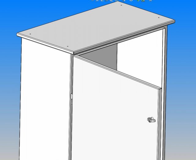 electric control cabinet 3D Model in Machines 3DExport