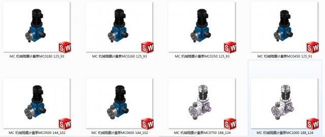 mc mechanical diaphragm metering pump 15 specifications in total 3D ...