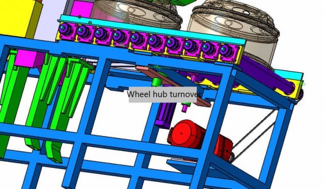 wheel hub turnover machine 3D Model in Machines 3DExport