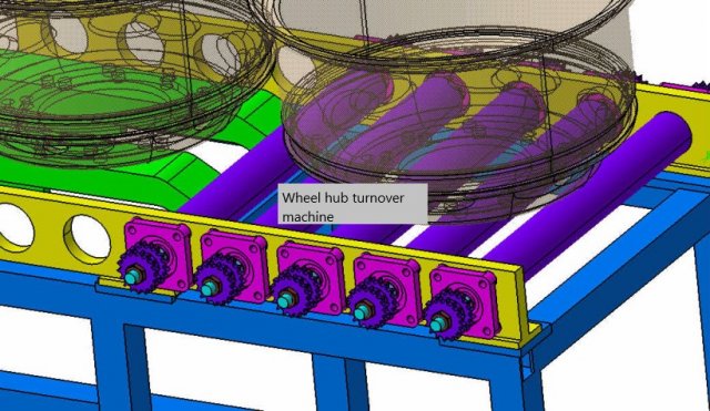 wheel hub turnover machine 3D Model in Machines 3DExport