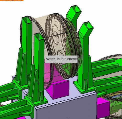 wheel hub turnover machine 3D Model in Machines 3DExport