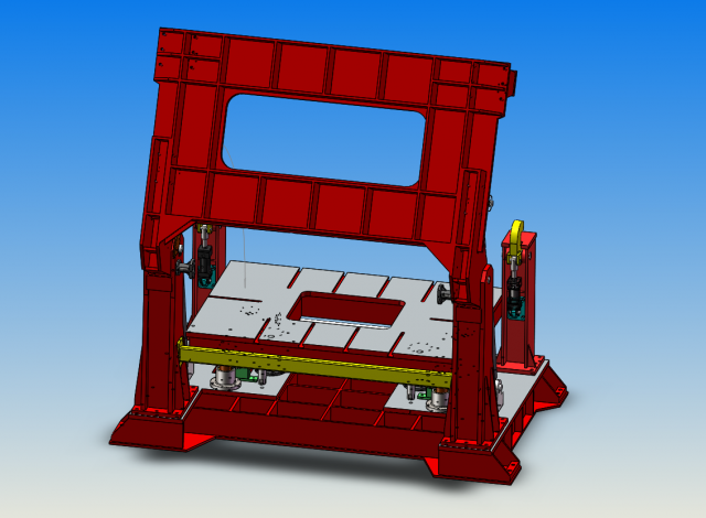 turnover hydraulic mold base 3D Model in Machines 3DExport
