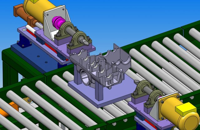 engine block manufacturing line 3D Model in Machines 3DExport