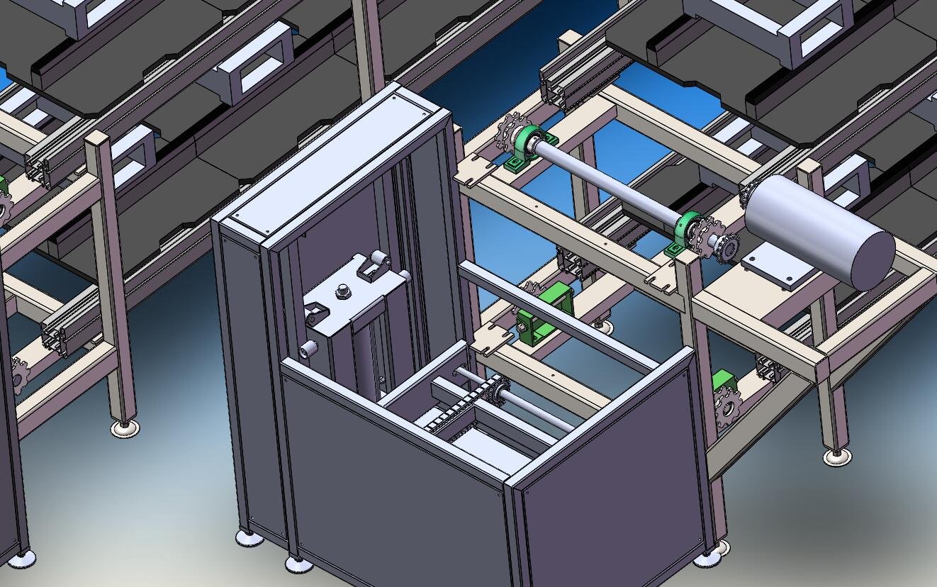 Ceramic production line 3D Model in Machines 3DExport