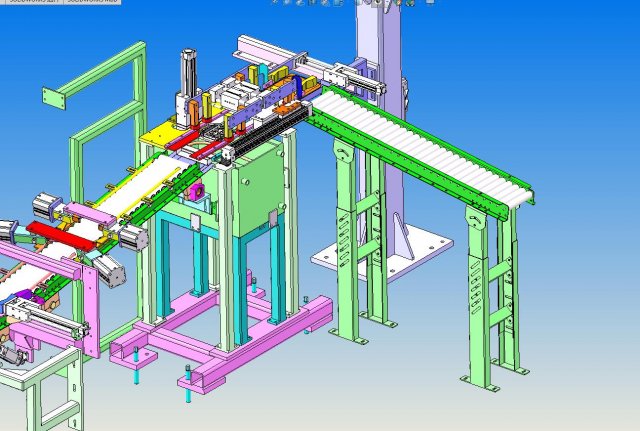 design model of automatic filling production line 3D Model in Machines ...