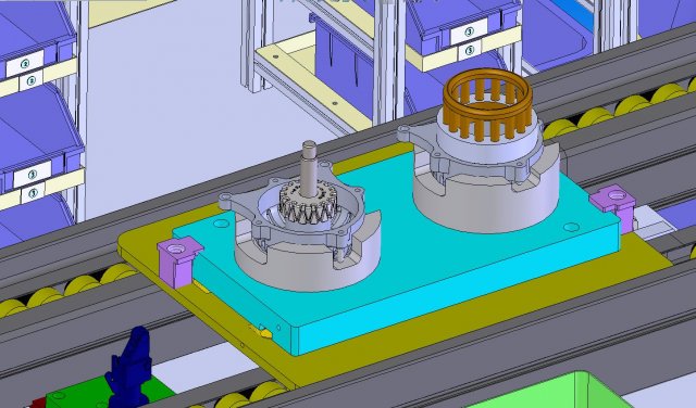 generator assembly line drawing file scheme 3D Model in Machines 3DExport