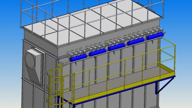 of bag filter 3D Model in Machines 3DExport