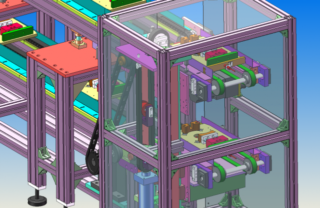 automatic assembly dispensing line 3D Model in Machines 3DExport