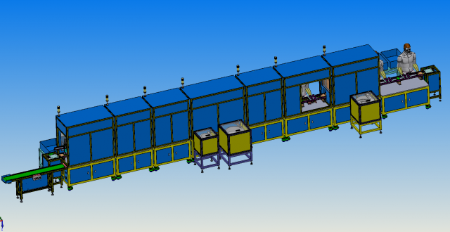 automatic bulb assembly line 3D Model in Machines 3DExport