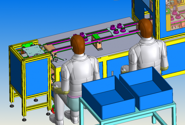 automatic bulb assembly line 3D Model in Machines 3DExport