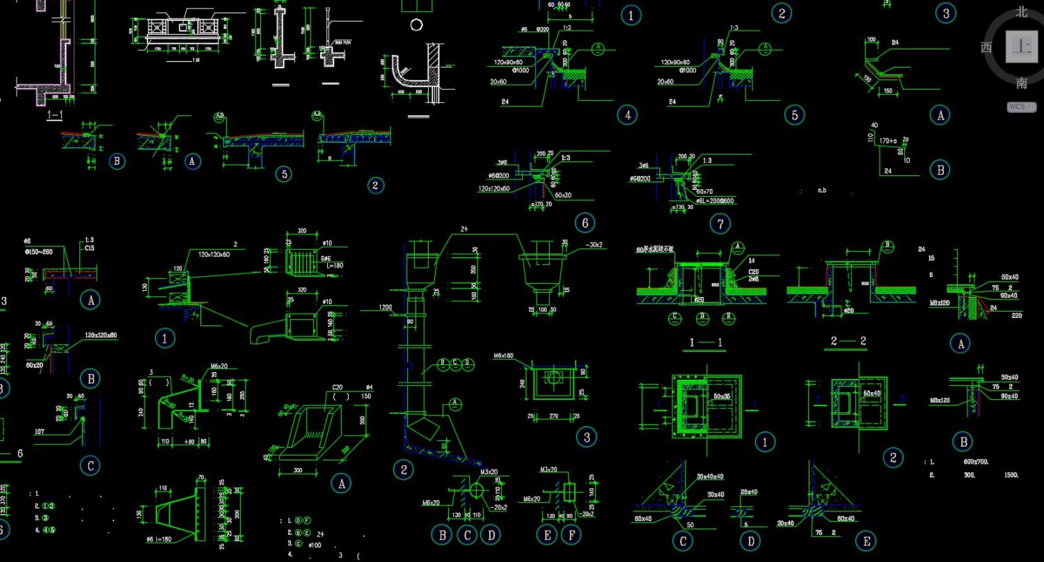 summary of detail drawing of civil construction node Modelados 3D in ...