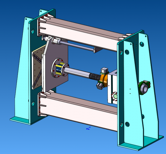 Design of die casting machine 3D Model in Makineler 3DExport