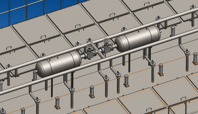 PPCS96-28 air box pulse bag filter 3D Model in Machines 3DExport