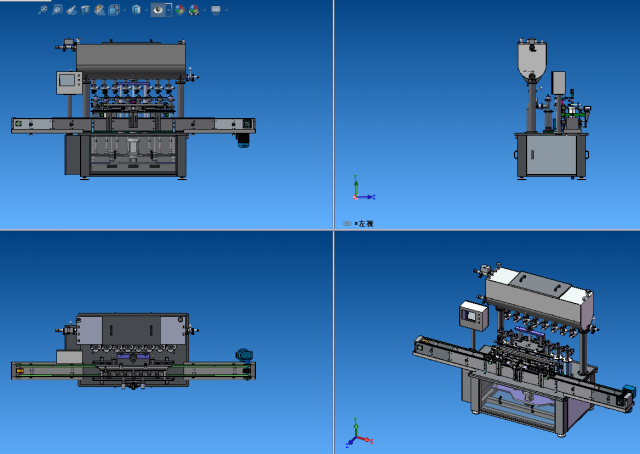 8-head filling machine 8-station automatic filling machine 8-head ...