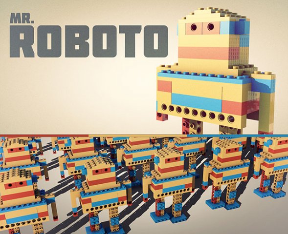 8 robots 3D Model in Other 3DExport