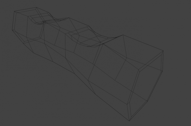 low-poly log bench 3D Model in Bench 3DExport