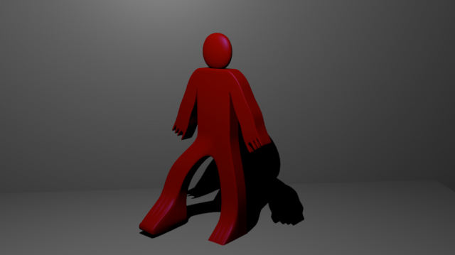 Stickman 3D Model in Fantasy 3DExport