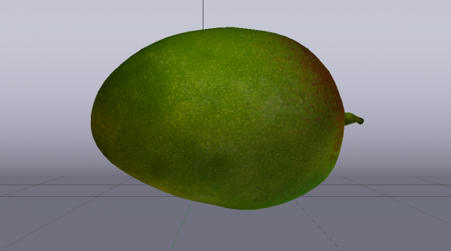 Mango 3D Model in Fruit 3DExport