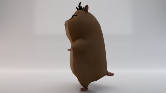 Hamster 3D Model in Rodent 3DExport