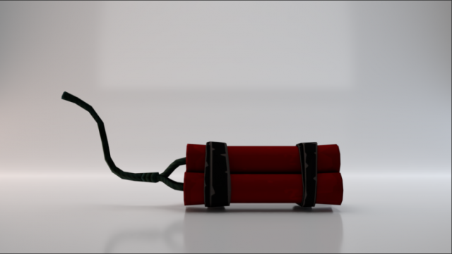 Dynamite 3D Model in Combat 3DExport