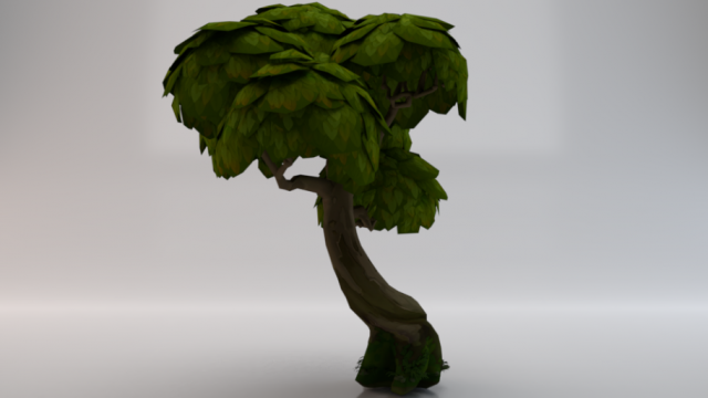 Small Tree 3D Model in Tree 3DExport