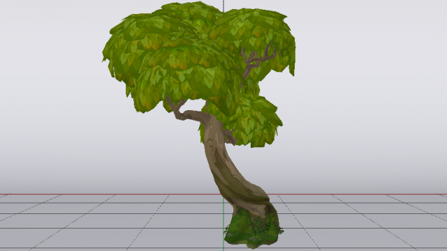 Small Tree 3D Model in Tree 3DExport