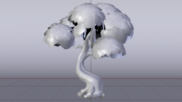 Small Tree 3D Model in Tree 3DExport