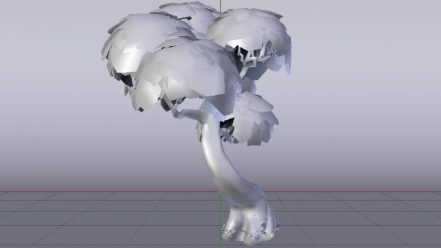 Small Tree 3D Model in Tree 3DExport